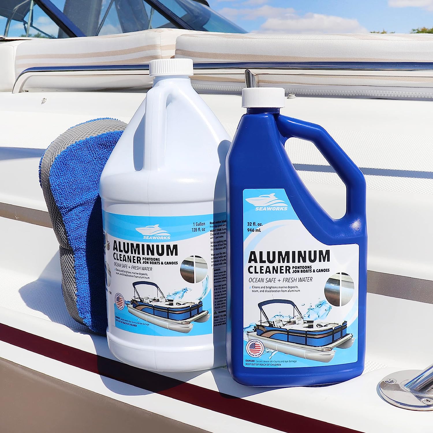 Seaworks Professional Boat Aluminum and Pontoon Cleaner – seaworkspro
